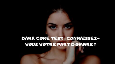 Dark core test : Quelle est la part d’ombre qui est refoulée au plus ...